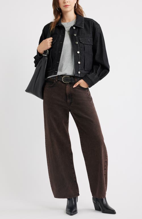 TREASURE & BOND Treasure & Bond Pintucked Denim Jacket